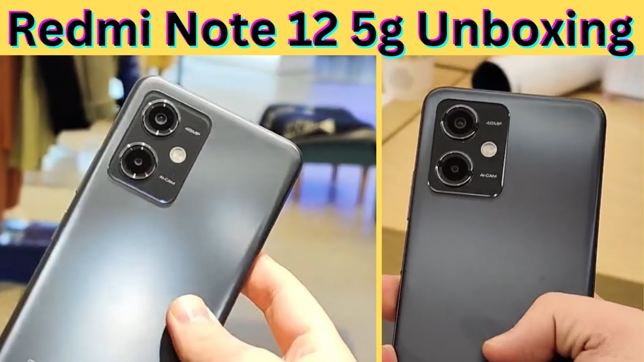 Redmi Note 12 unboxing | redmi note 12 5g unboxing - YouTube