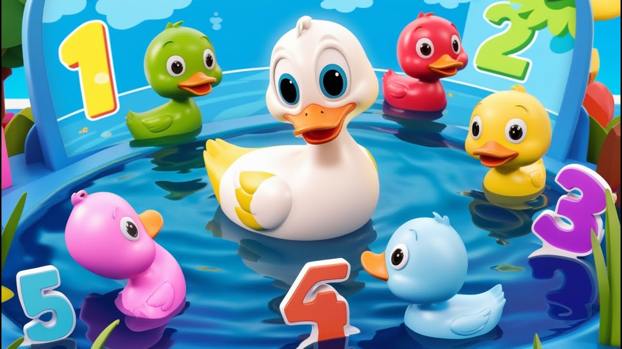 Learn Colors FAST with 5 Little Ducks! | Nursery Rhymes & Kids Songs ...