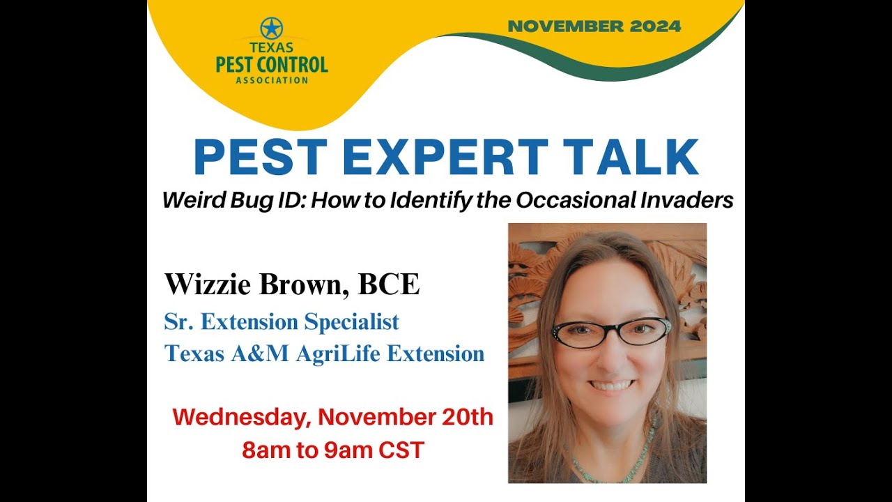 Pest Expert Nov 24' | Wizzie Brown - YouTube