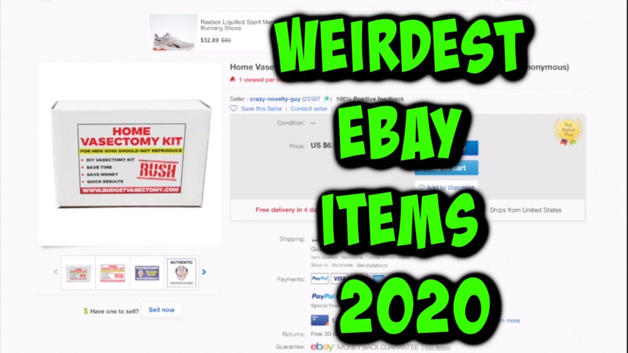 Weirdest Ebay Items 2020 - YouTube