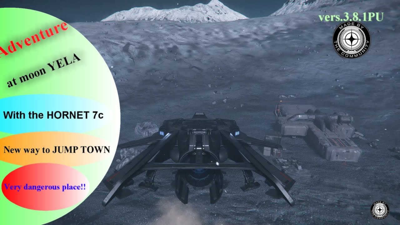 Star Citizen Video -New way to JUMP TOWN at moon YELA - YouTube