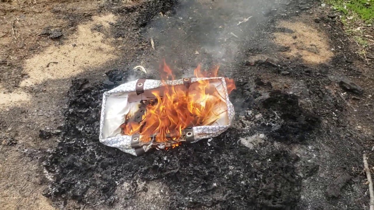 Burning Stuff 766: Traveling Bag - YouTube