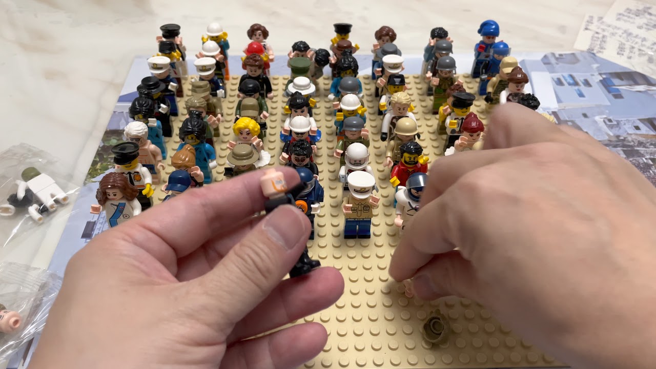 unpack and assemble Minifigure - Lego Minifigure - Minifigure clone ...