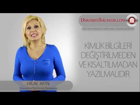 ÖSYS Aday Başvuru Formu Nasıl Doldurulacaktır?