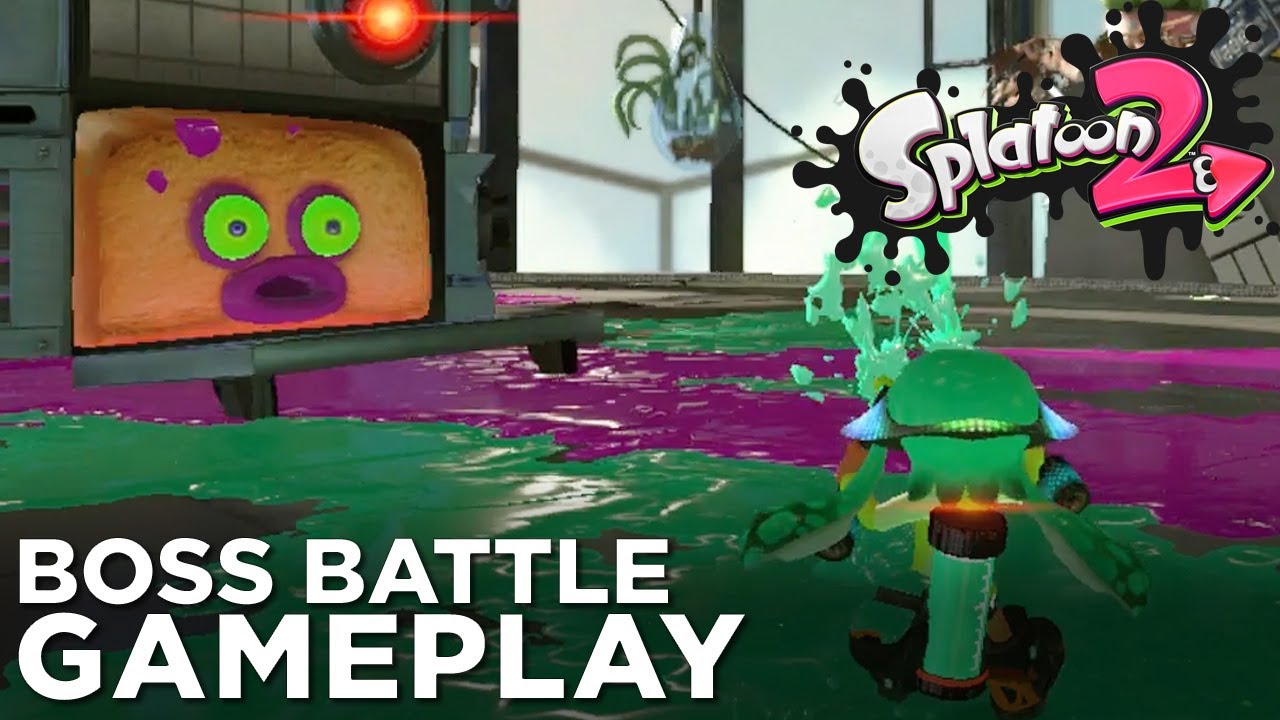SPLATOON 2 Single-Player Gameplay! "Octo Oven" Boss Battle - YouTube