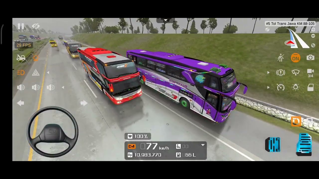 BUS SJM TRANS HARI INI 10 JULI BUSSID I #BUS #SIMULATOR #TELOLET - YouTube