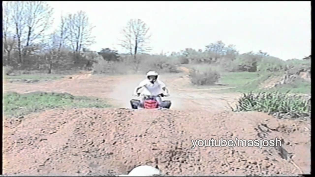 ATV STUNTS -Yamaha Raptor Quad Jumping Over Me - YouTube
