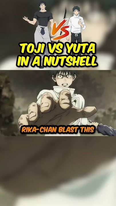 Toji vs. Yuta in a nutshell #jjk #jujutsukaisen - YouTube