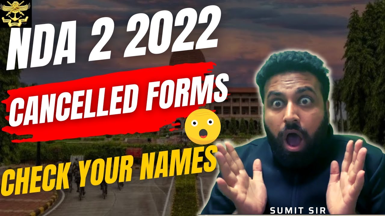 Important Update From UPSC 😥 Check Yours NDA Application Form 2022 ...