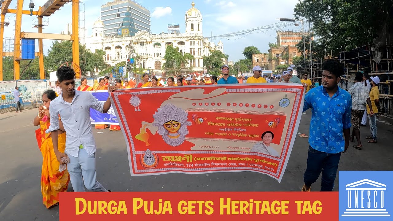 Kolkata DURGA PUJA gets UNESCO Heritage Tag | 2022 | Abesh Kundu ...