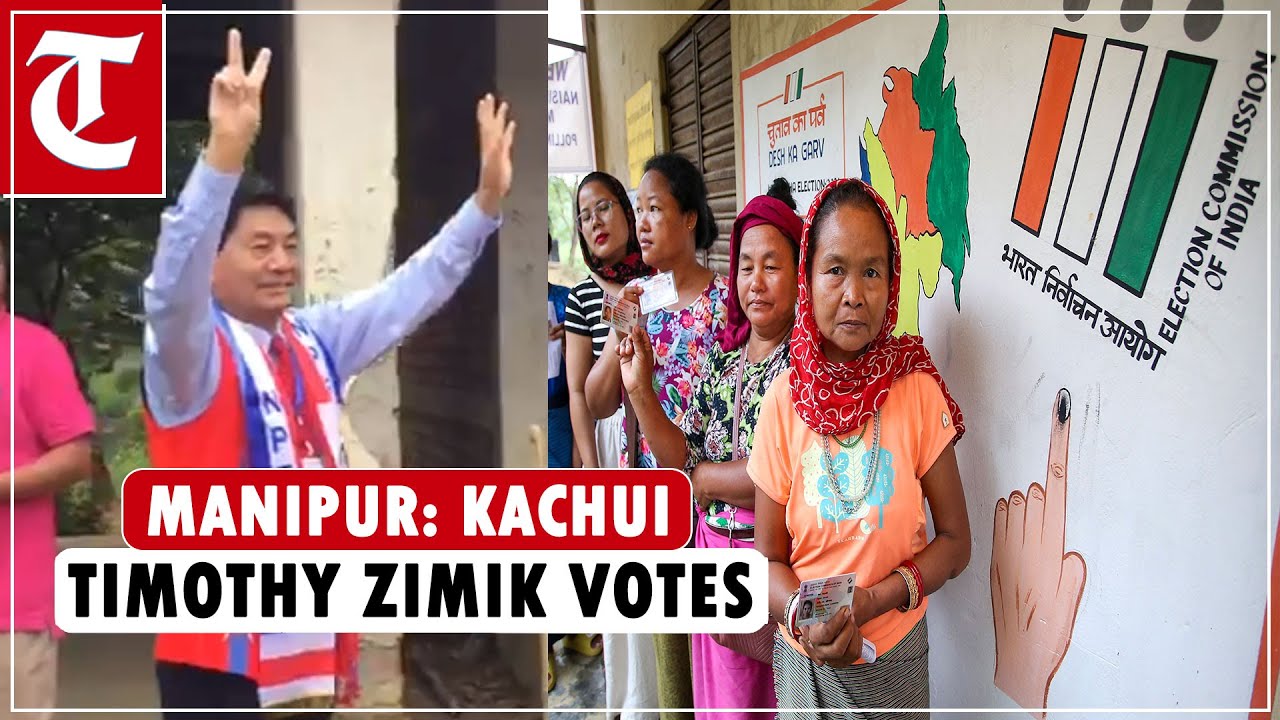 Manipur: Naga People's Front candidate Kachui Timothy Zimik cast his ...