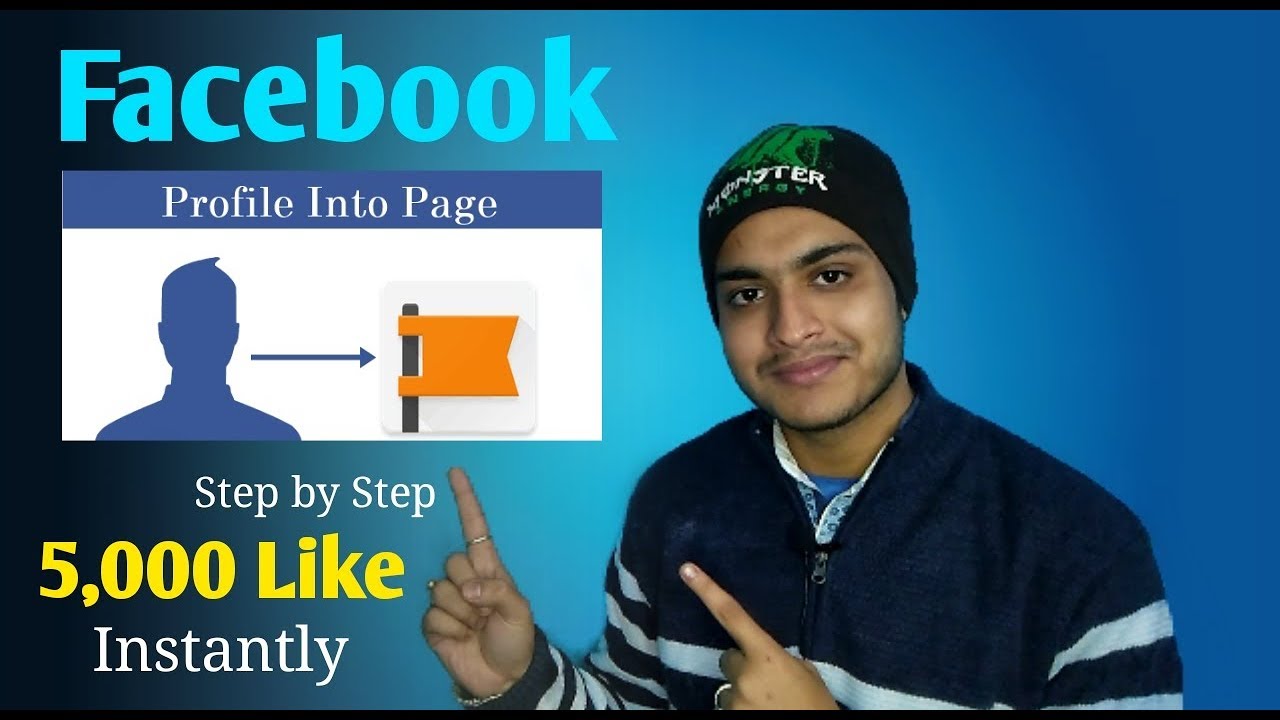 How To Convert Facebook Profile To Page With All Friend Like | Transfer ...