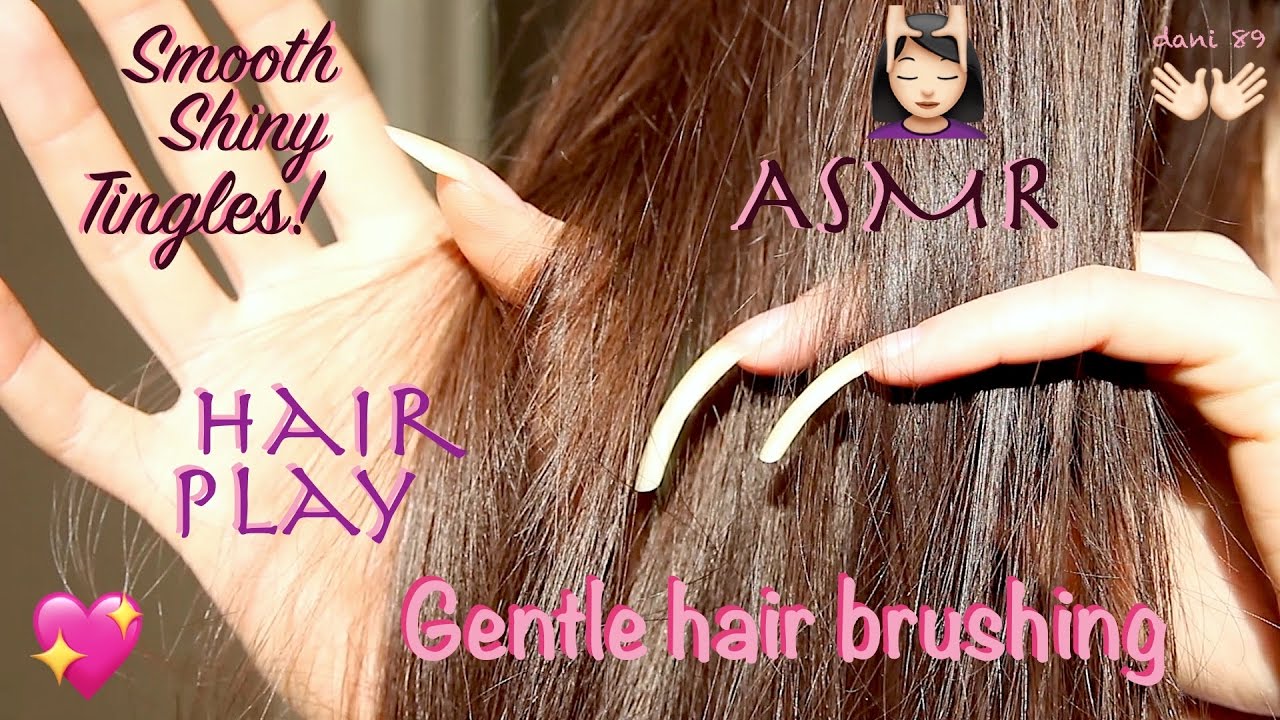 Wow! ↬ Hypnotic HAIR PLAY ↫ 🎧 intense ASMR HAIR SOUND brushing my ...