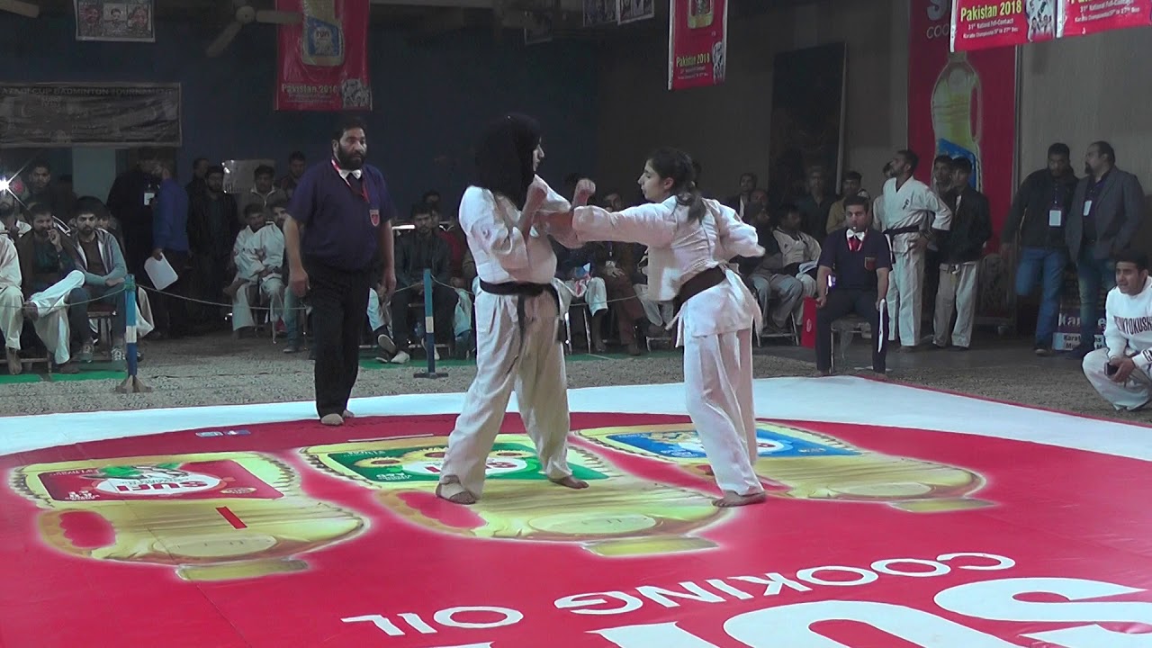31st National full contact karate championship 2018 +50 kg female final ...