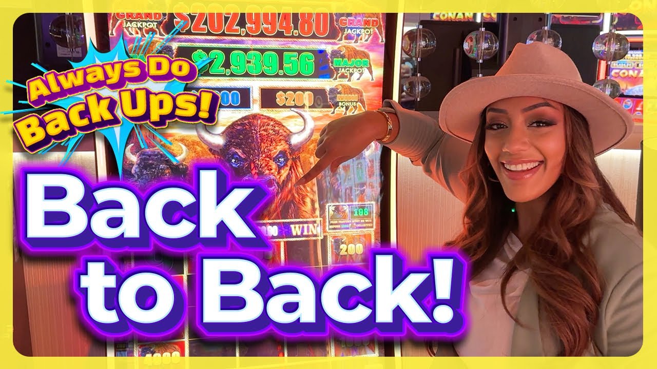 This IS Why You Should ALWAYS Do Back Up Spins on A Slot Machine! - YouTube