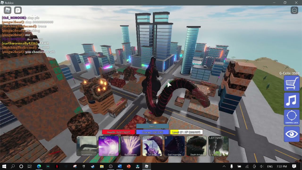 How to get a lot of g-cells with shin godzilla in kaiju universe - YouTube