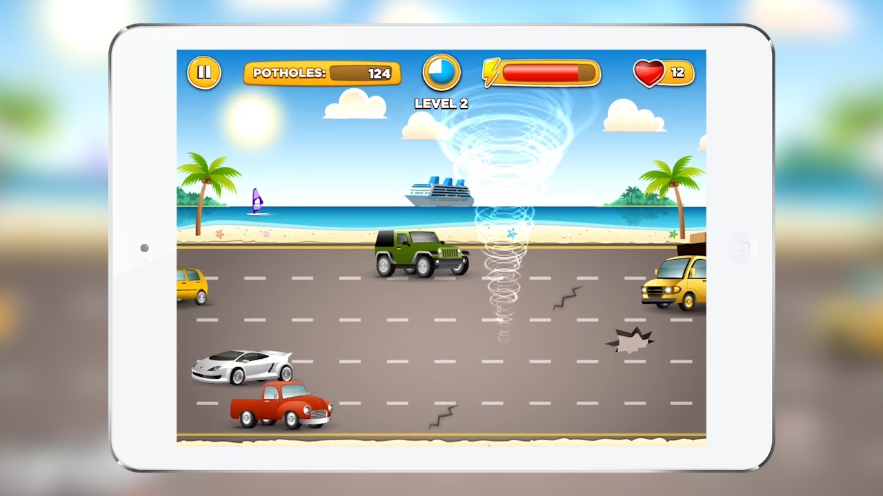 Roadfix Rush - an addictive arcade-style mobile game - YouTube