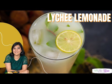 Lychee Lemonade Recipe (Litchi Lemonade) - Whiskaffair