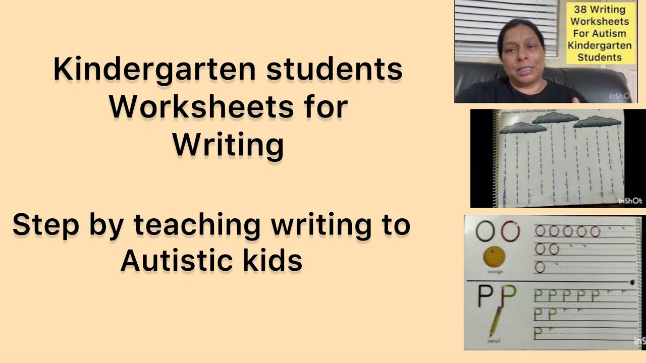 38 Autism Kindergarten Students writing worksheets #autistic #autism # ...
