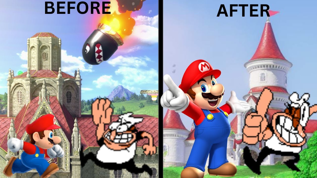 Among us but Peppino vs mario - YouTube