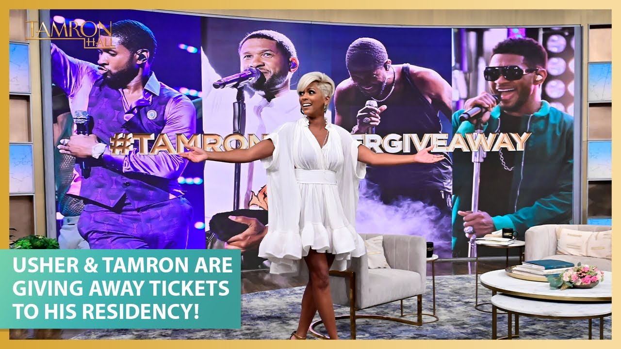Usher & Tamron Are Giving Away Tickets to His Residency! - YouTube