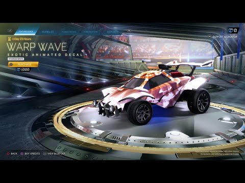 Rocket League item shop today Dec 10 2021 TW Warp Wave Decal,TW Centio ...