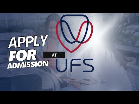 UFS Application 2025 | How to apply online - YouTube