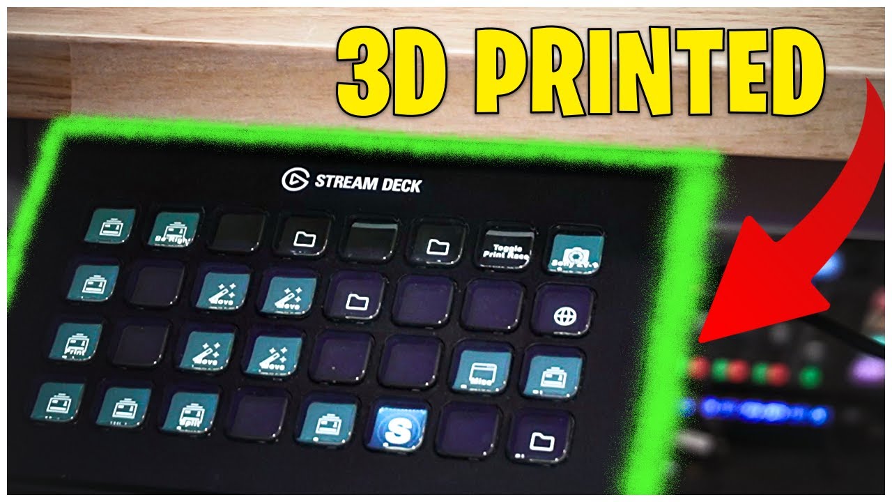 Mount: Stream Deck XL 3D Printing Studio Upgrade - YouTube