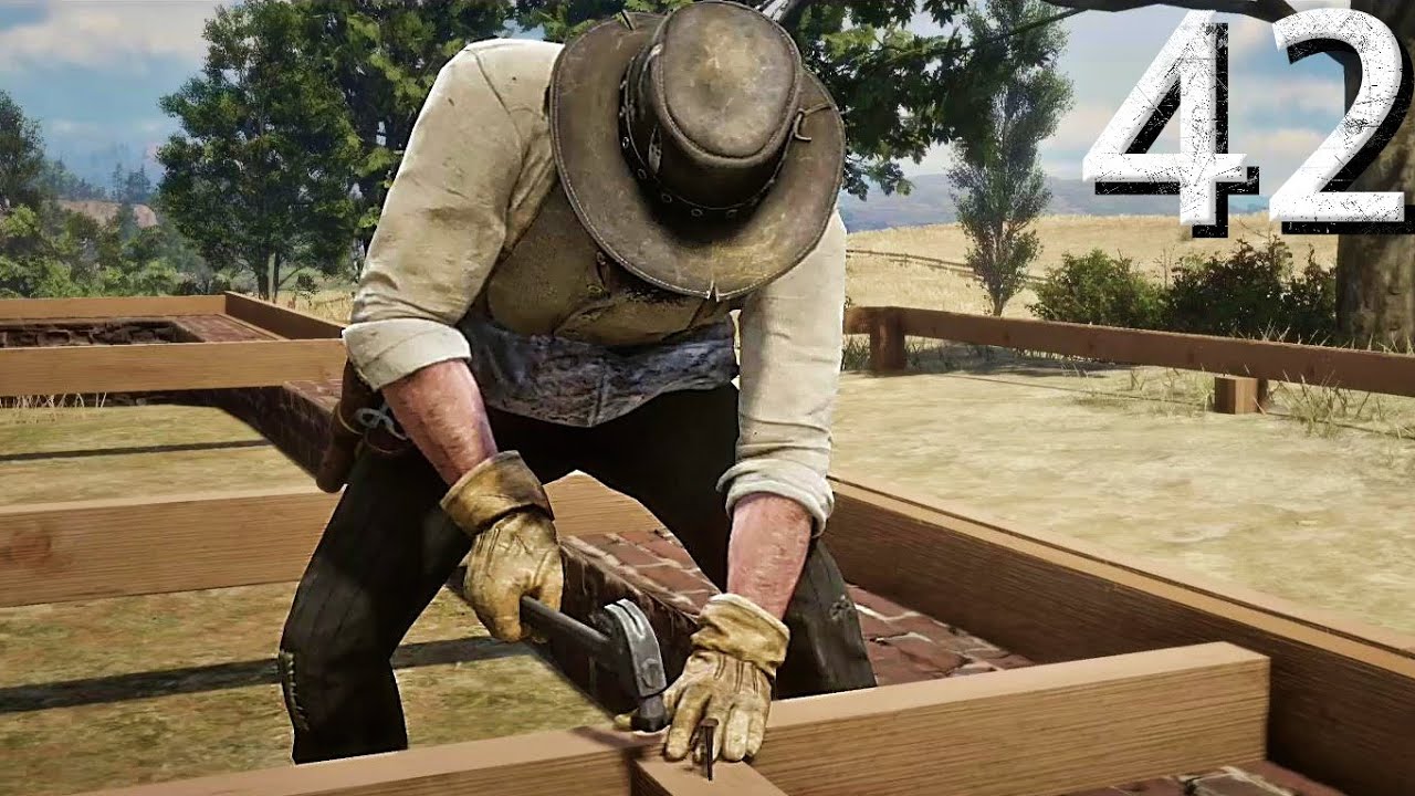 Building A House | Red Dead Redemption 2 BLIND Playthrough | Part 42 ...