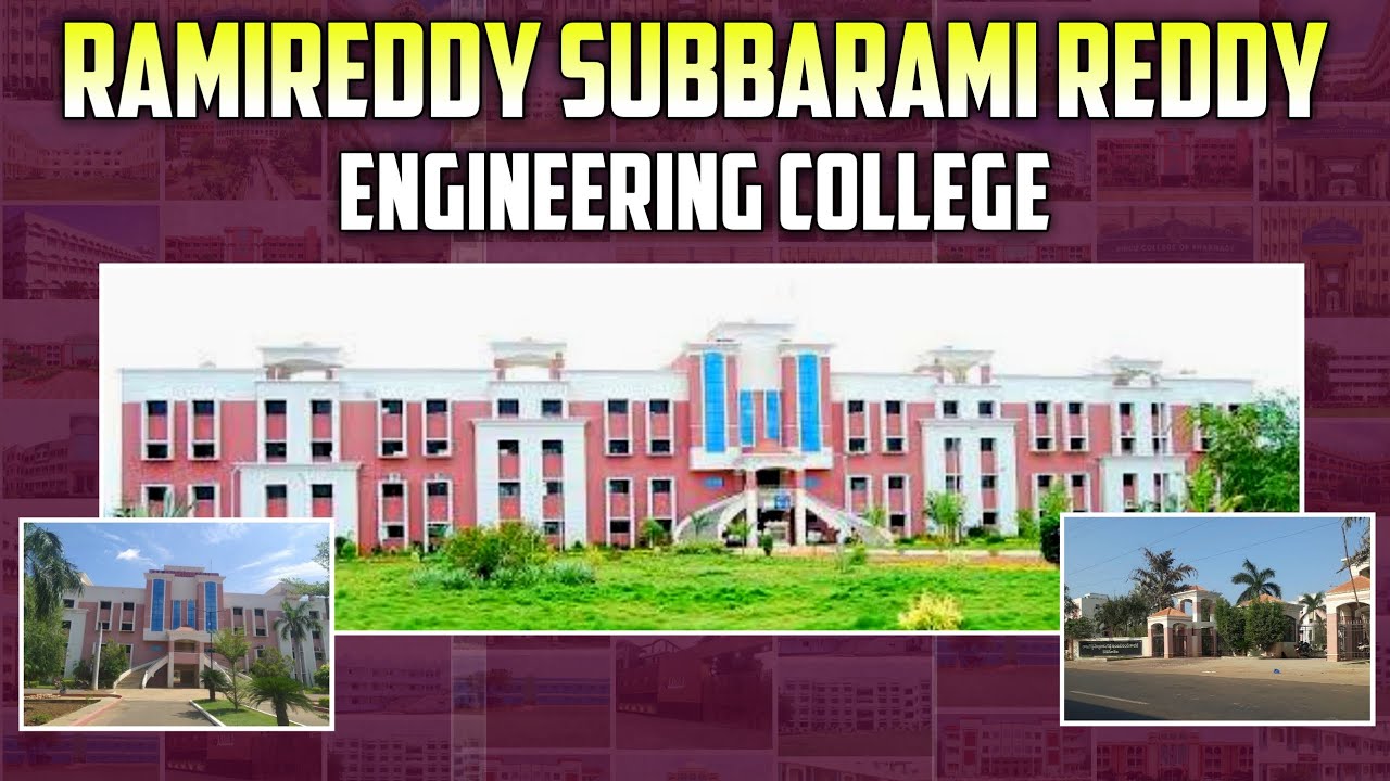 RAMIREDDY SUBBARAMI REDDY ENGINEERING COLLEGE | Ap Eamcet 2022 ...