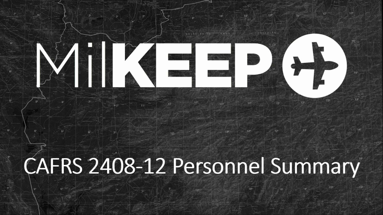 Uploading Army CAFRS Flight Data Export - YouTube