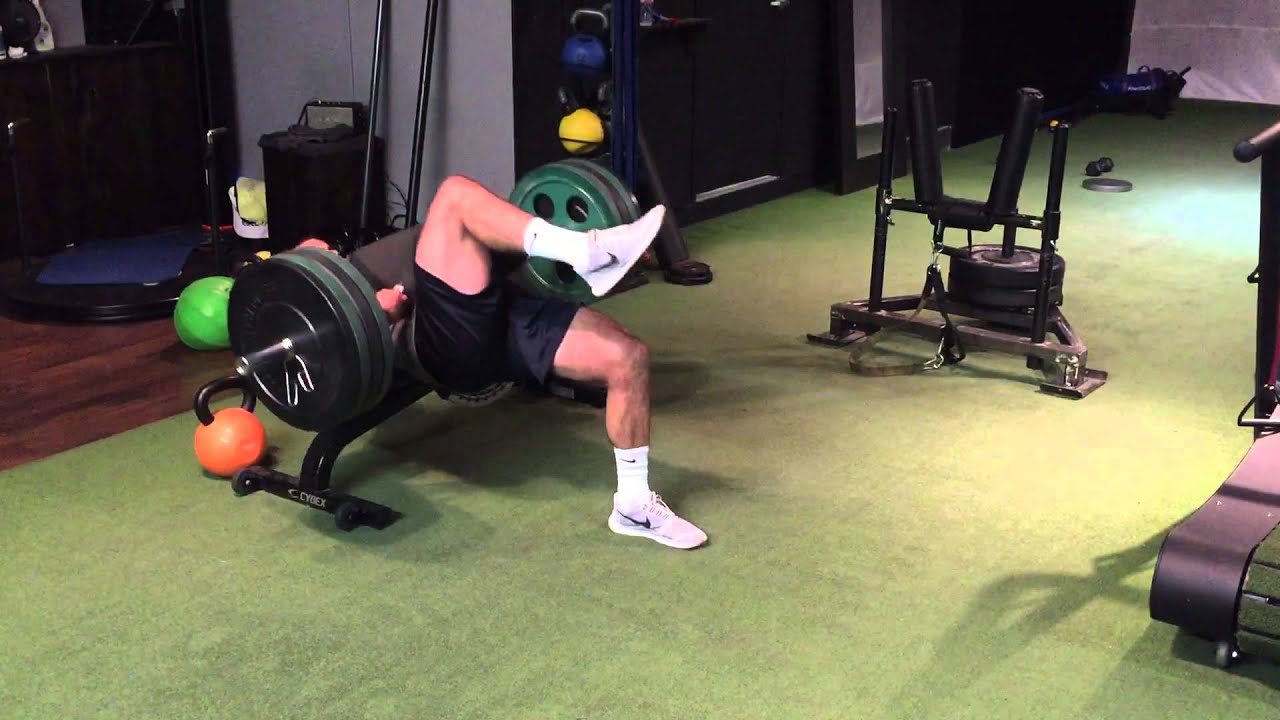 Contrast Training: Single Leg Hip Thrusts - YouTube
