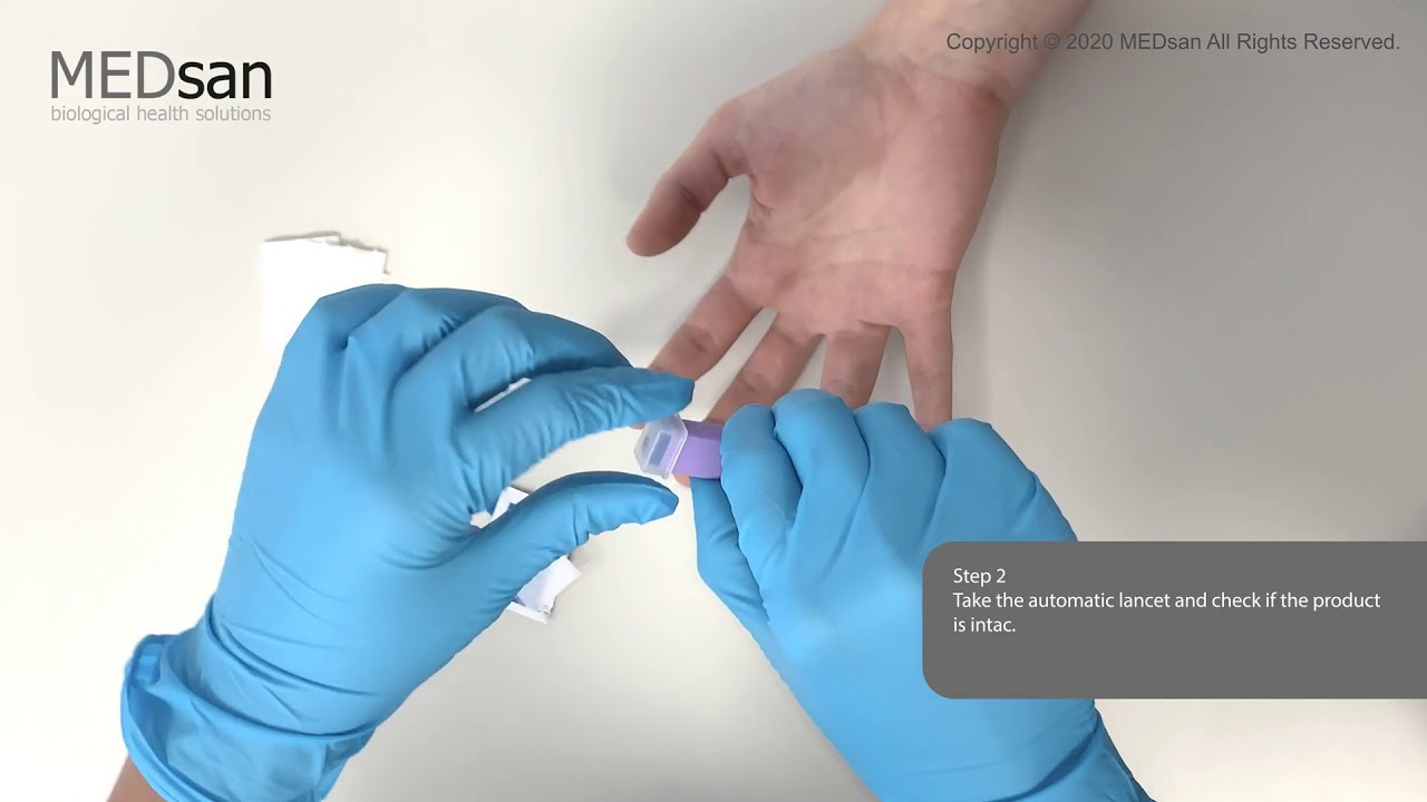 MEDsan UK'a new auto lancet - YouTube