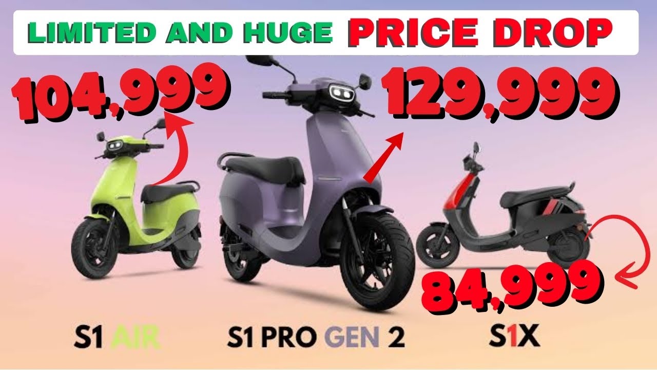 HUGE PRICE DROP ON OLA😨 20,000 Discounts on S1 Pro 15,000 on S1 x plus ...