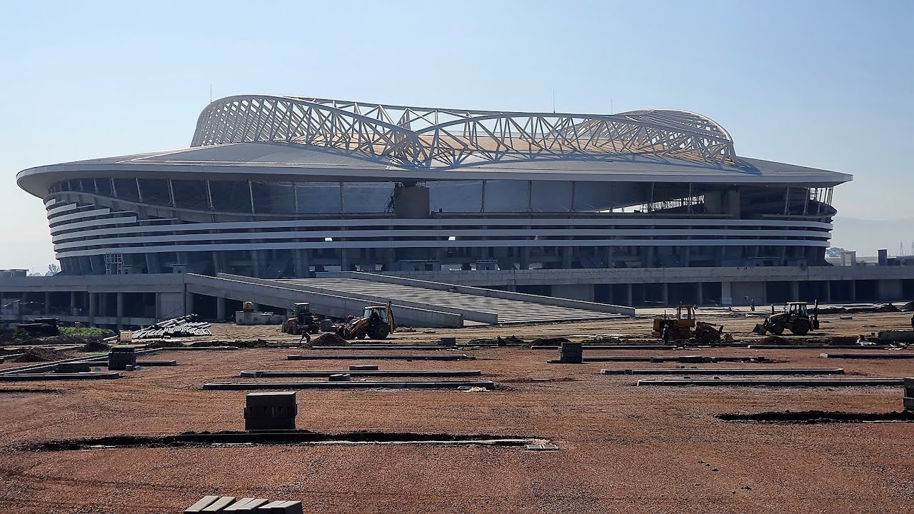 BARAKI STADIUM WORKS JUNE 2021 - YouTube