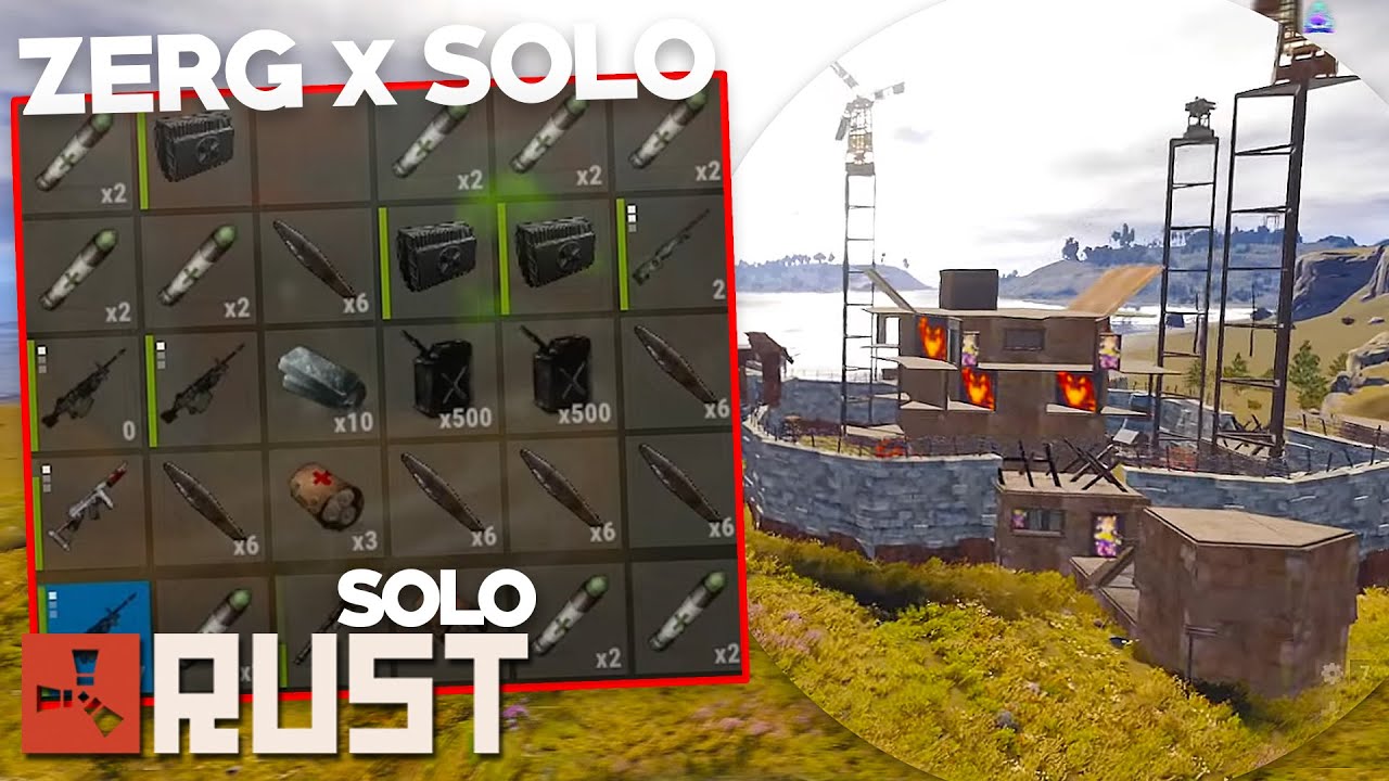 Rust - Raid Na Base de METAL, Clan ZERG x SOLO Player - Rust - YouTube