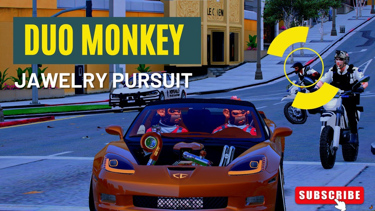 DUO MONKEY BOREN BERAKSI KEMBALI !! | GTA V ROLEPLAY - YouTube