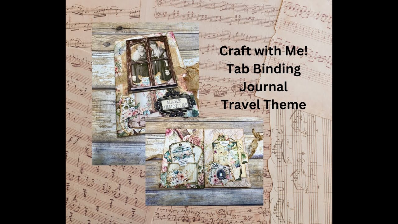 Craft With Me Tab Binding Journal - YouTube