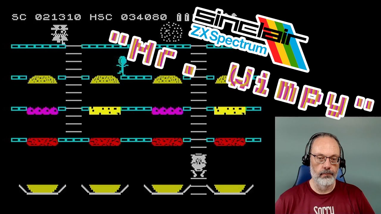 ZX Spectrum Game Play, Mr. Wimpy - YouTube