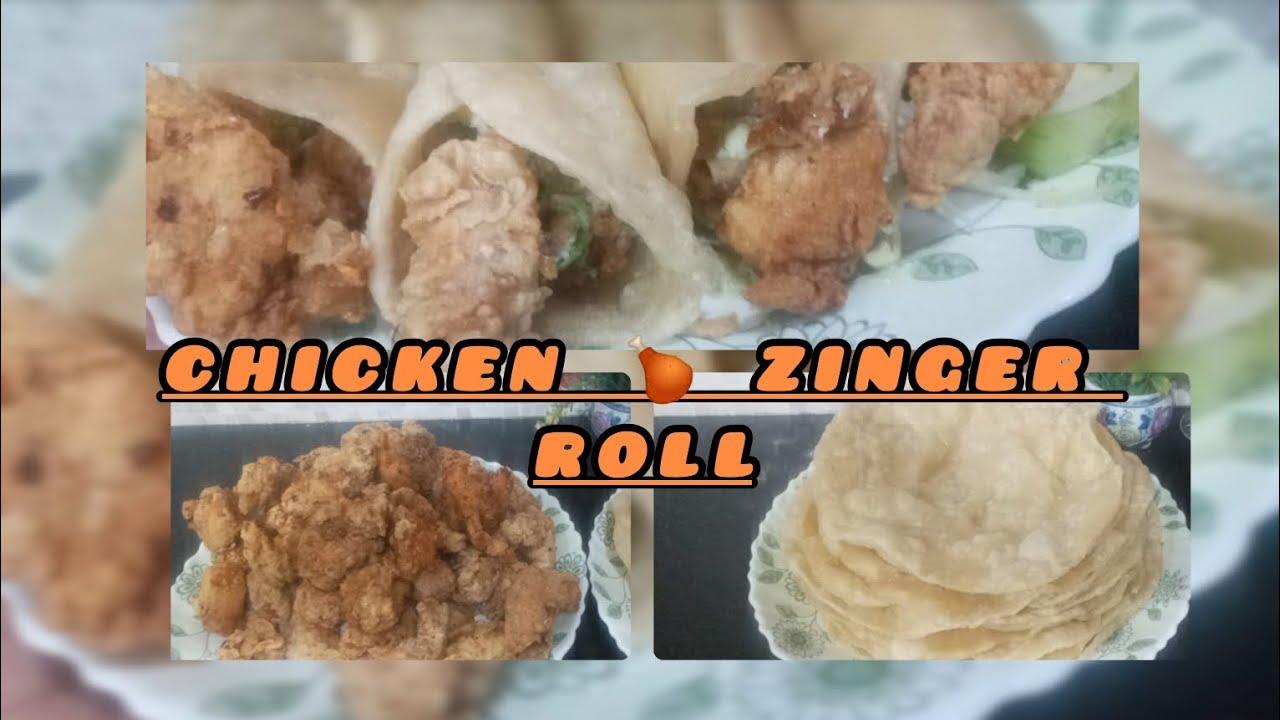 Chicken 🍗 zinger roll | | Crispy and crunchy chicken zinger | | Juicy ...