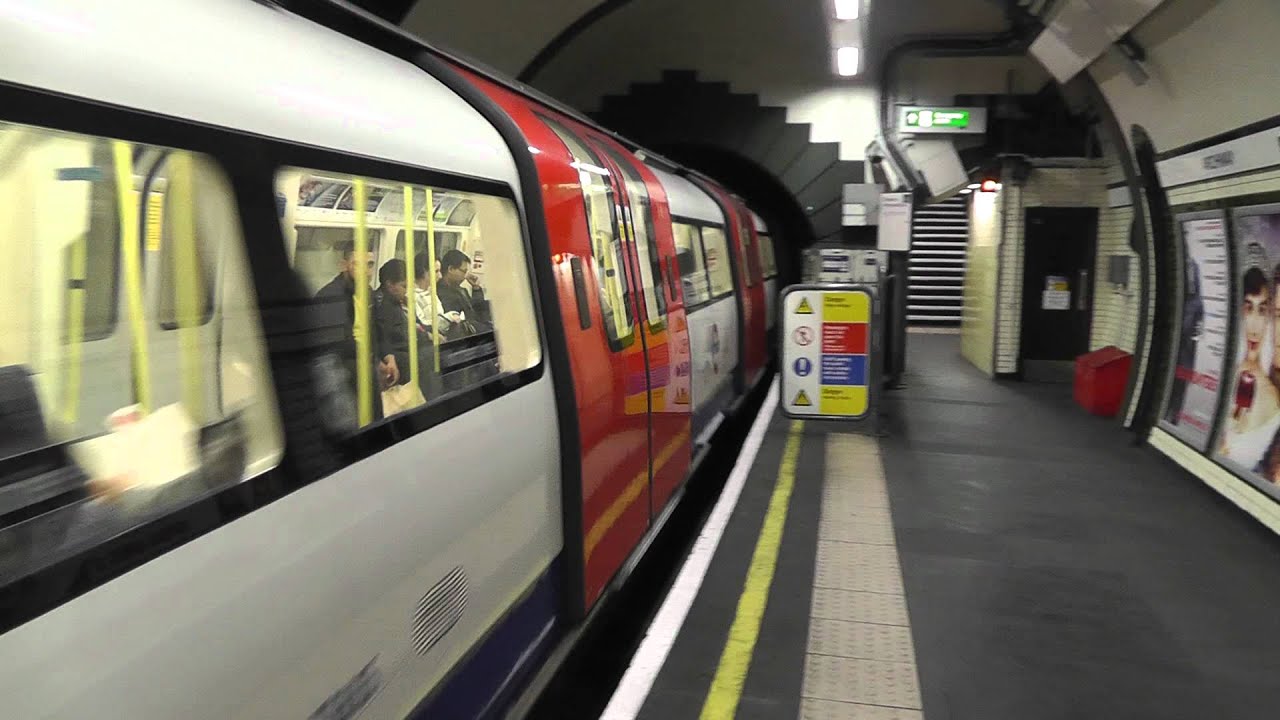 Northern Line 1995TS 51615 Departing Archway - YouTube