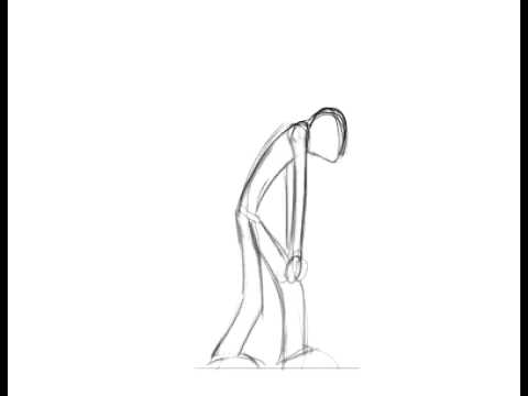Walk Cycle Tired - YouTube
