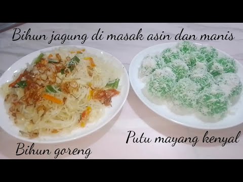 Cara membuat 2 jenis makanan dari bihun jagung