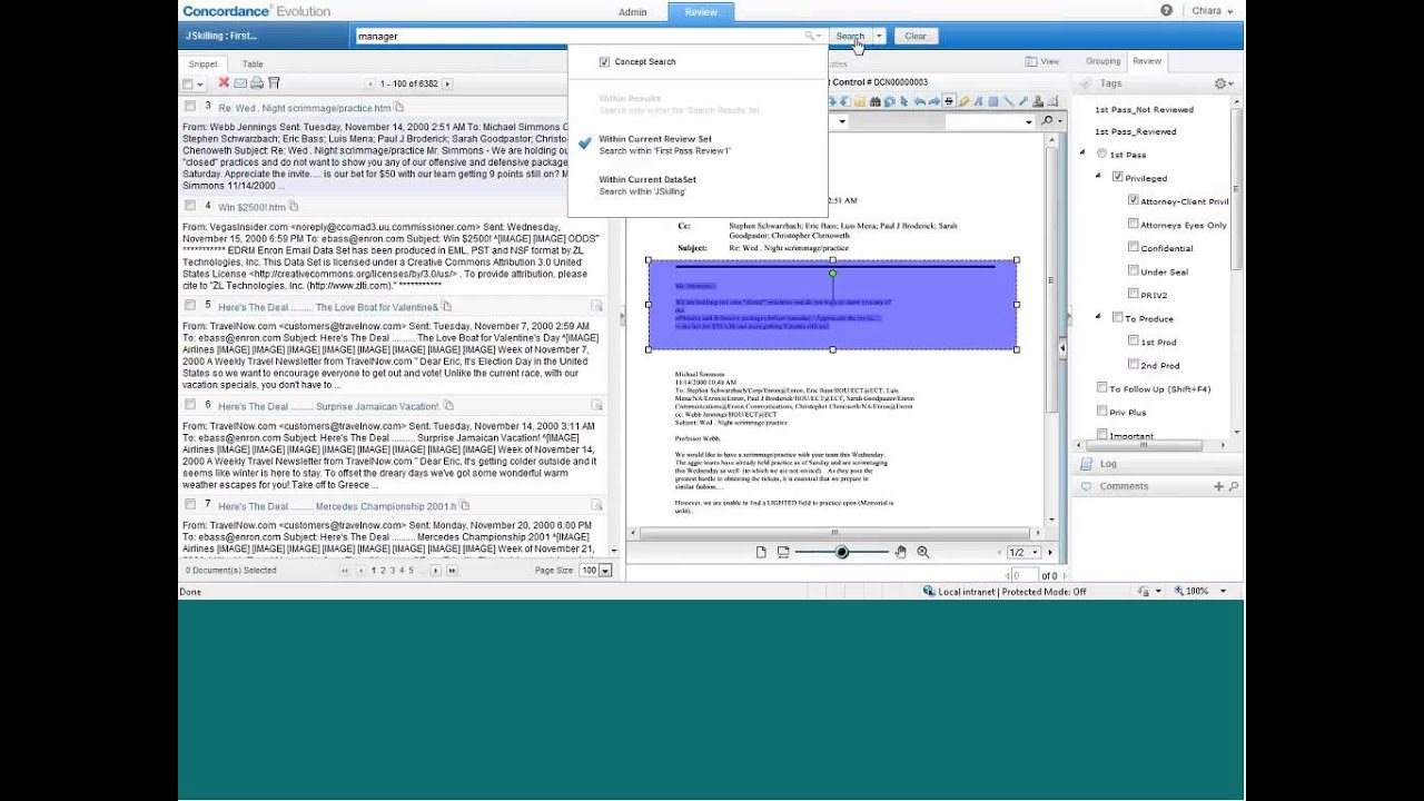 LexisNexis 5-minute demonstration of Concordance Evolution - YouTube