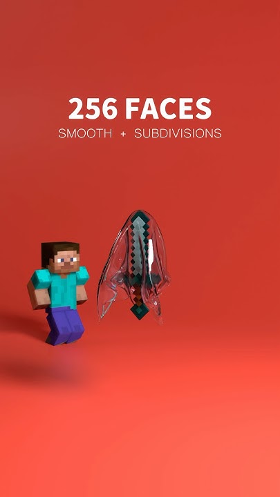 Minecraft Cloth Simulation Vs Steve!!!! #clothsimulation #blender #3d ...