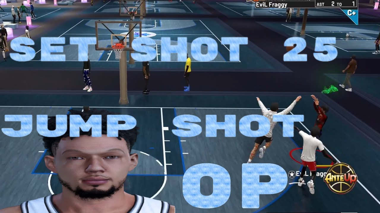 SET SHOT 25 JUMPSHOT in NBA 2K22 OP QUICK RELEASE - YouTube