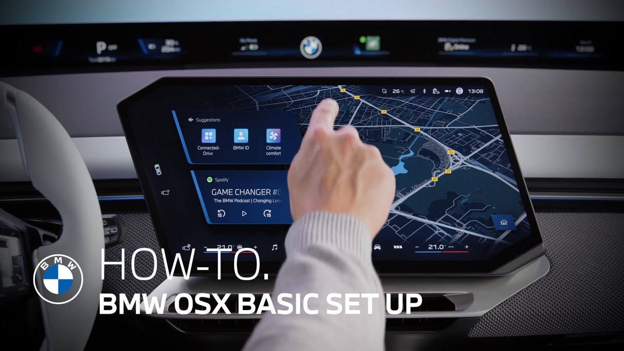 BMW Panoramic iDrive with Operating System X | Basic Setup | BMW How-To ...