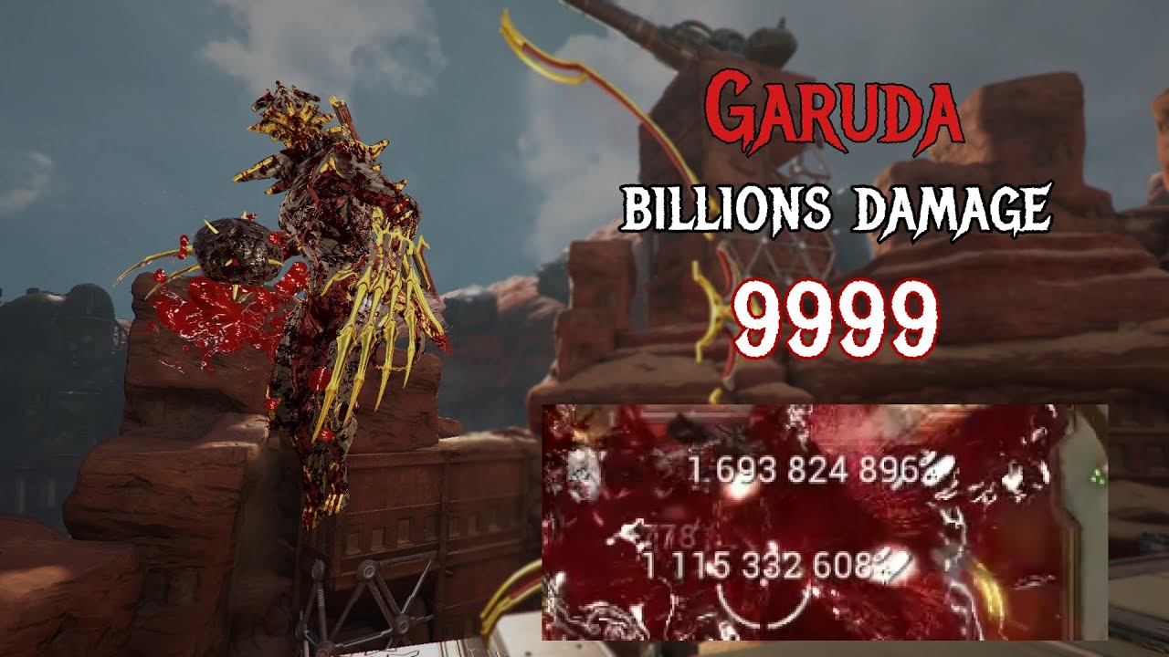 Garuda vs 9999 | Steel Path Level Cap Disruption | Warframe - YouTube