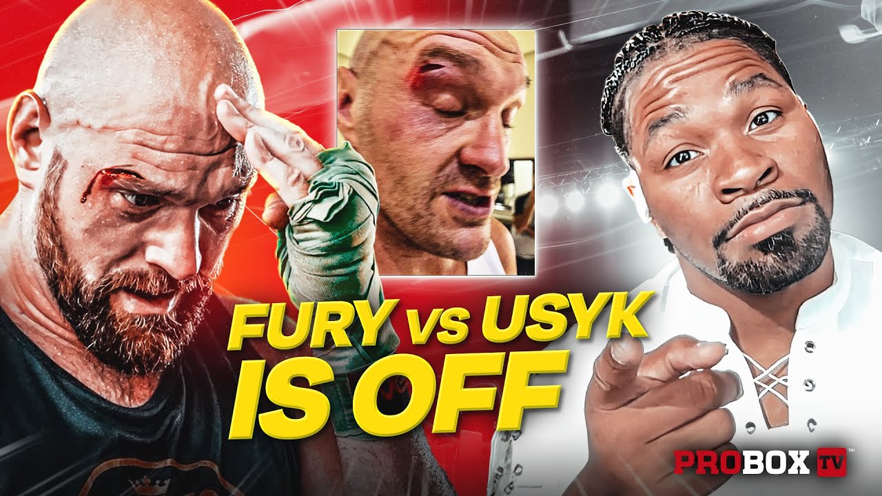 FURY SUFFERS CUT IN SPARRING: " I TOLD YOU SO" - SHAWN PORTER - YouTube