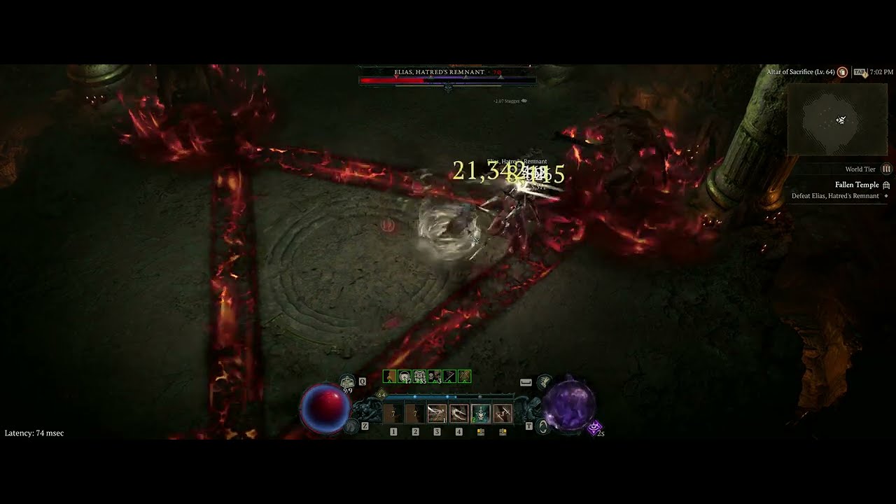 Diablo IV T3 capstone dungeon Rogue lvl 64 Twisting Blade - YouTube